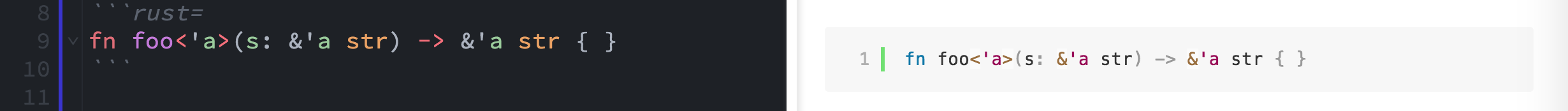 code highlight for Rust is not correct · Issue #45 · hackmdio/hackmd-io-issues · GitHub