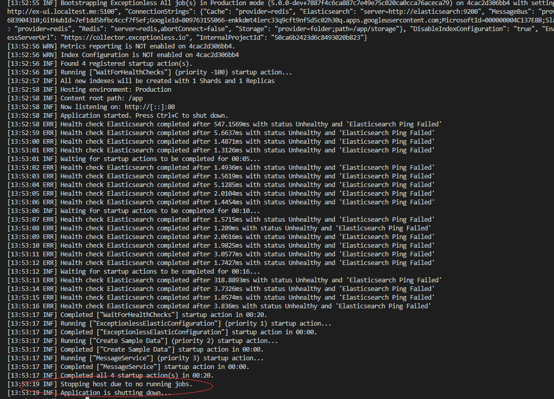 I have some problems with the docker compose deployment. · Issue #428 · exceptionless ...