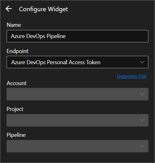 Cannot set Account, Project, Pipeline fields for Azure DevOps Pipeline · Issue #74 · AnyStatus ...