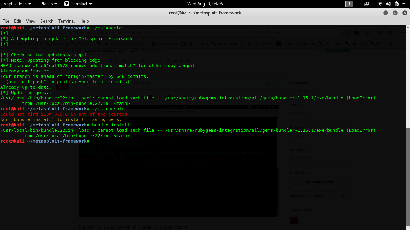 Could not find i18n-0.8.6 in any of the sources. Please HELP · Issue #8813 · rapid7/metasploit ...