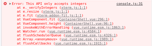 Resize Terminal Window crash · Issue #7148 · rancher/dashboard · GitHub