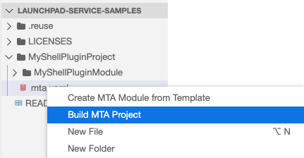 mbt build fails due to missing package.json · Issue #1 · SAP-samples/launchpad-service-samples ...