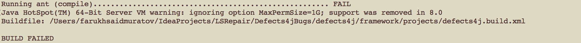 Chart Project Build Failed · Issue #231 · rjust/defects4j · GitHub