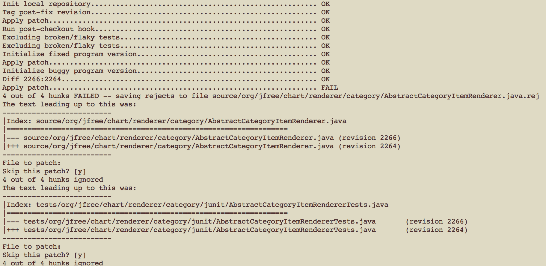 Chart Project Build Failed · Issue #231 · rjust/defects4j · GitHub