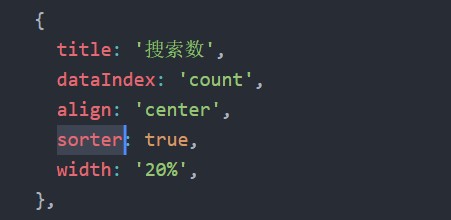 table表格排序功能 · Issue #4165 · ant-design/ant-design-pro · GitHub