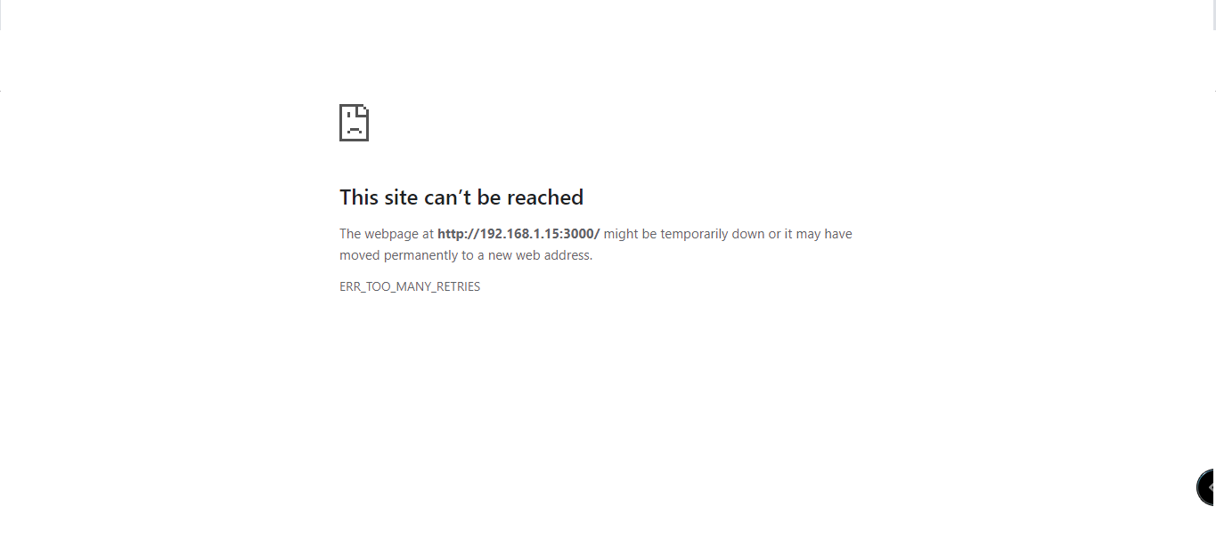 AGH Dashboard Shown "ERR_TOO_MANY_RETRIES" · Issue #1062 · AdguardTeam/AdGuardHome · GitHub