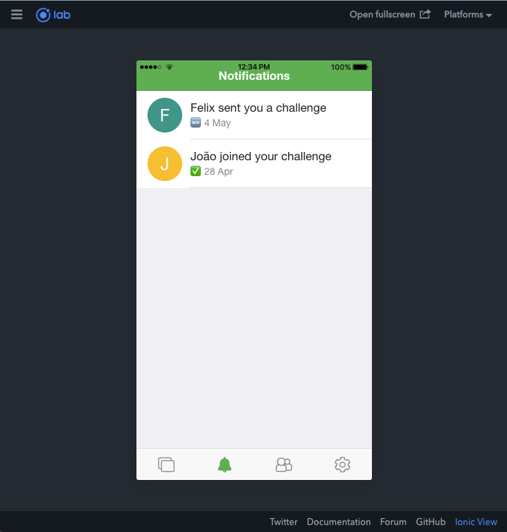 Ionic Lab Display Seems Off Device Simulators Do Not Vertically Fit Scrollbars Are Visible
