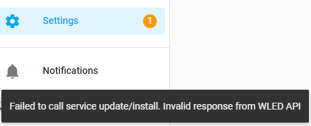 WLED update does not work · Issue #84490 · home-assistant/core · GitHub