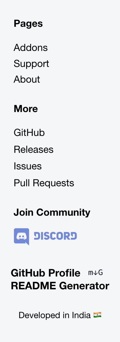 make footer mobile responsive · Issue #262 · rahuldkjain/github-profile-readme-generator · GitHub