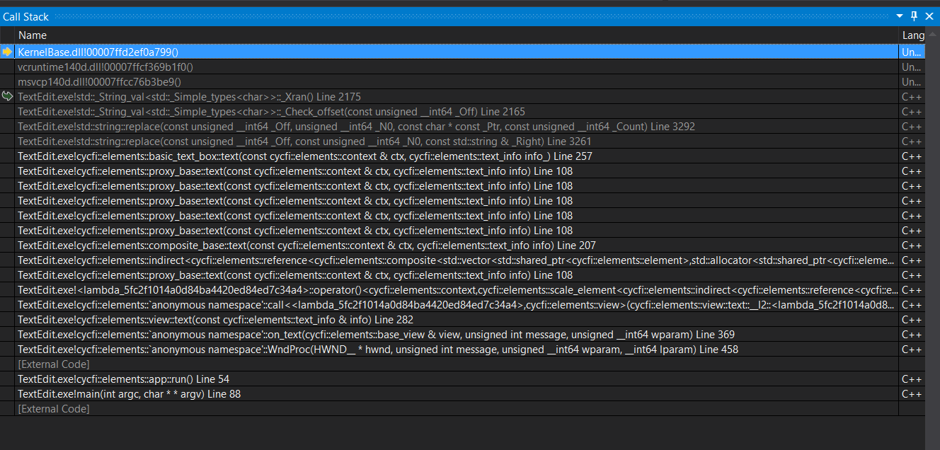 text_edit example seems to crash if backspace and type fast · Issue ...