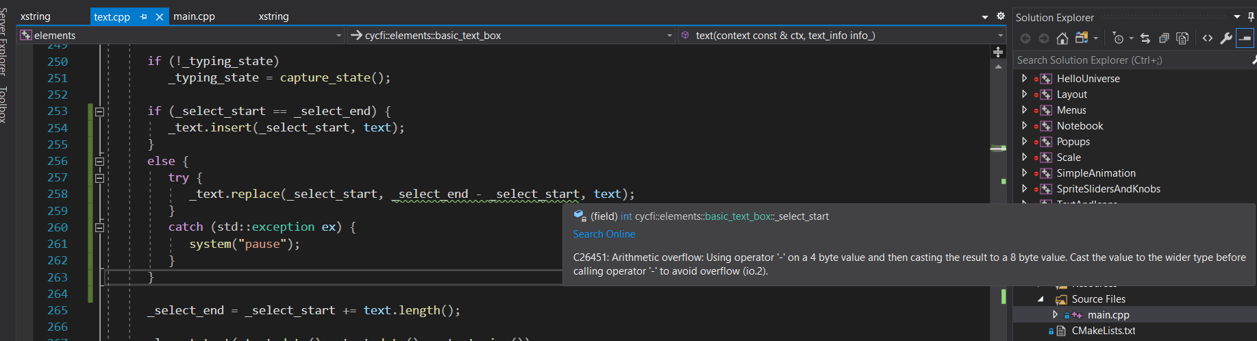 text_edit example seems to crash if backspace and type fast · Issue ...
