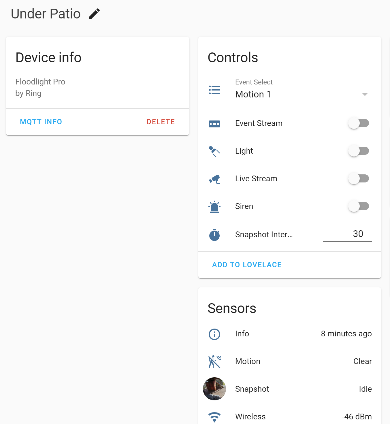 New Ring Floodlight Pro shows model as "unknown" and has no siren or light control · Issue #319 ...