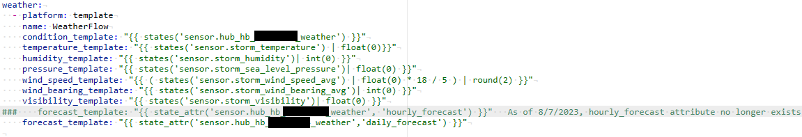 README.md doc correction. Weather attribute change from hourly_forecast to daily_forecast causes ...