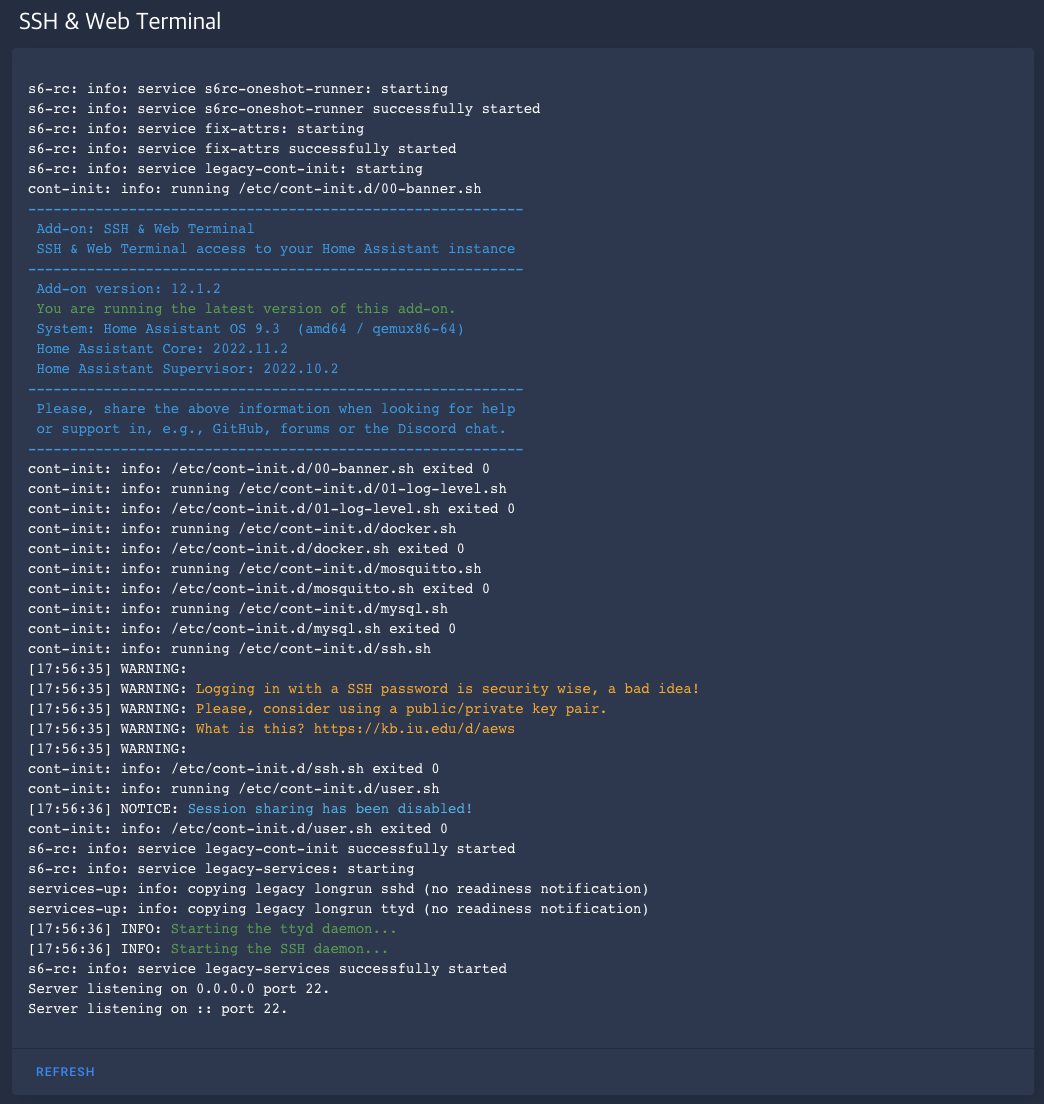 init_commands is not working. · Issue #466 · hassio-addons/addon-ssh · GitHub