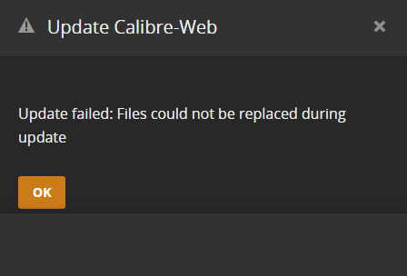 Update failed: Files could not be replaced during update · Issue #2483 ...