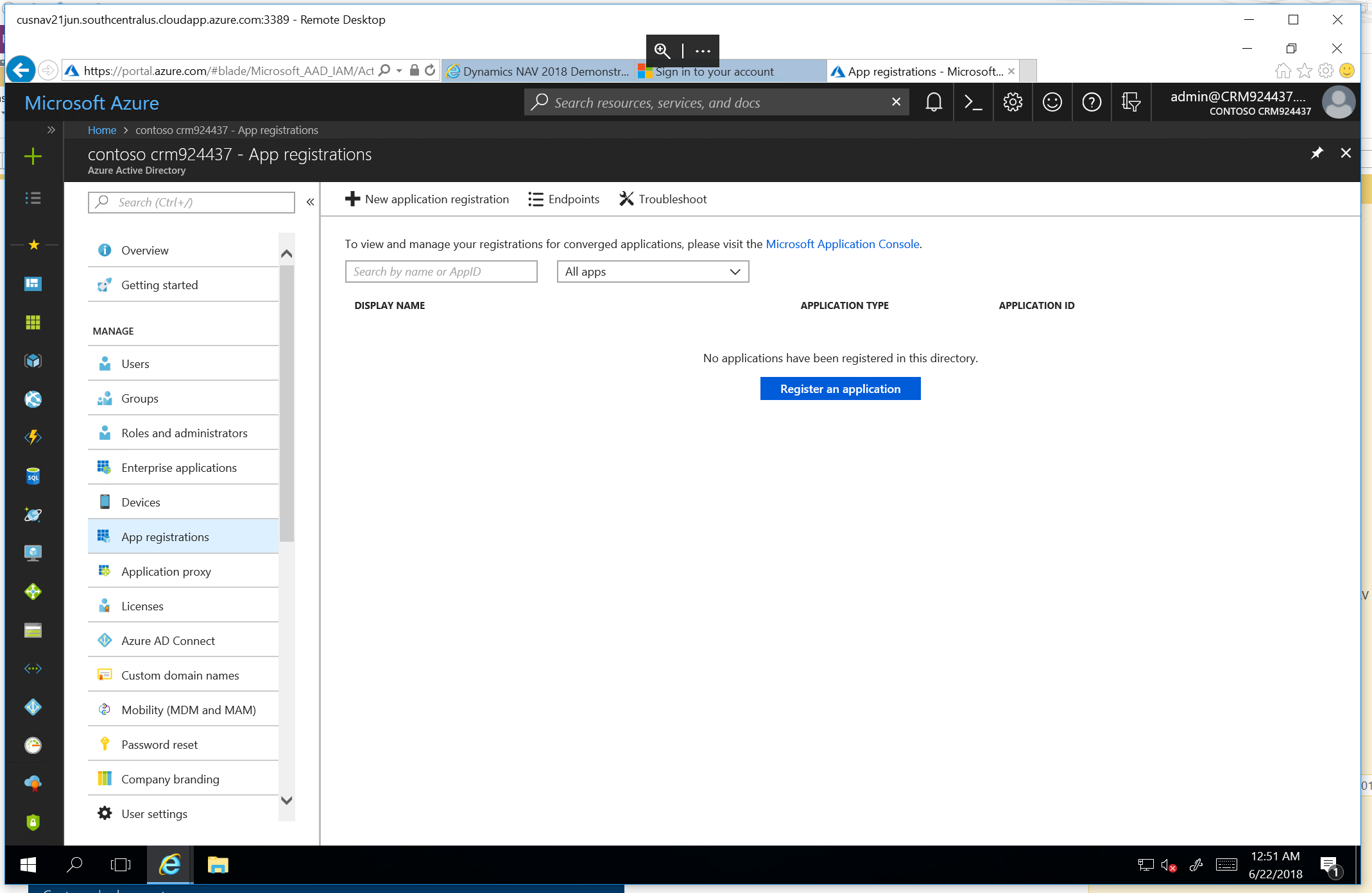 O365 Sign In Issue With Aka Ms Getnav Nav 2018 Na · Issue 219 · Microsoft Nav Docker · Github