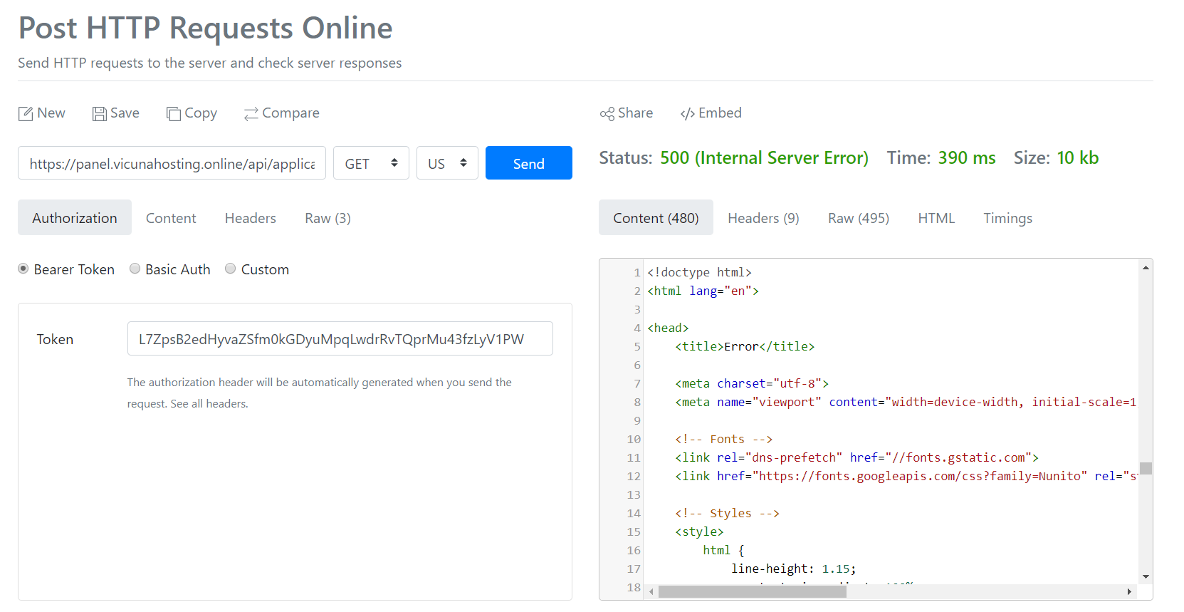 API Wont connect to pterodactyl Error 500 · Issue #2051 · pterodactyl ...