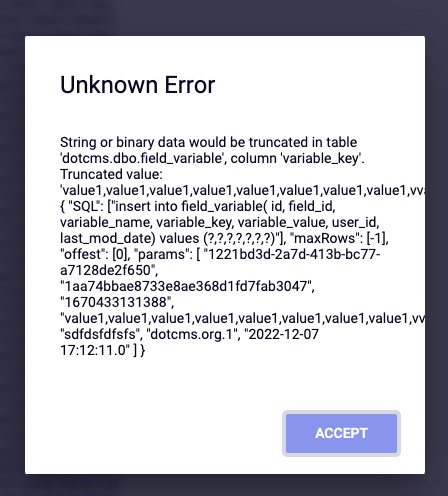 Field variables form breaks with long texts · Issue #23119 · dotCMS ...