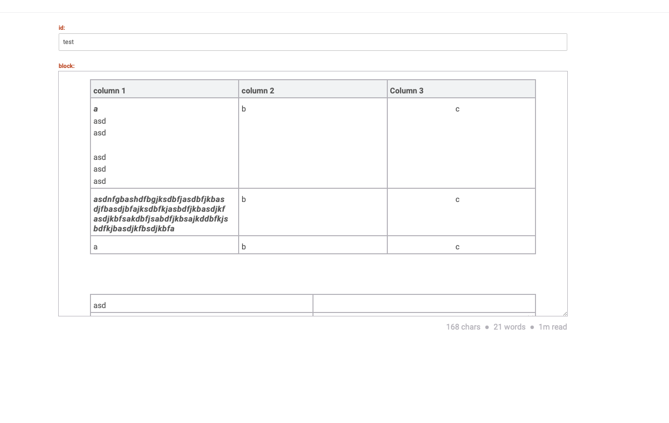 Add table block · Issue #21991 · dotCMS/core · GitHub