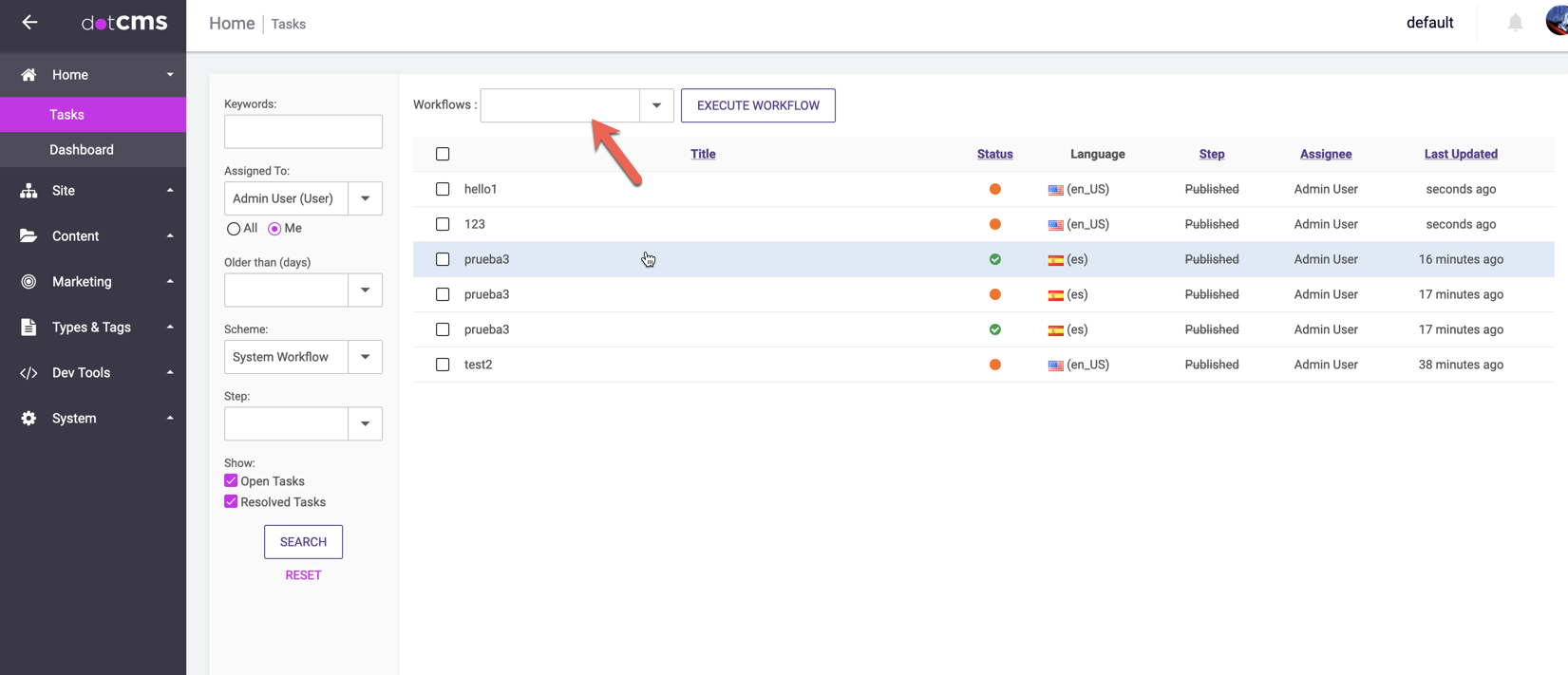 Unable to execute some workflow actions from task portlet · Issue #19141 · dotCMS/core · GitHub