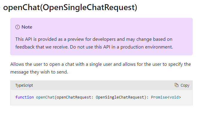 Can we use openChat funtion from chat in production environment? · Issue #1470 · OfficeDev ...