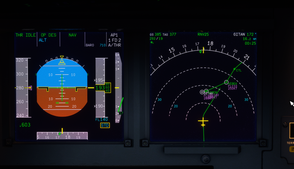 Navigation trajectory optimisation during an approach with near closed ...