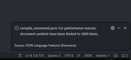 How can I disable the limitation of reading a big compilation database JSON file? · Issue #4642 ...