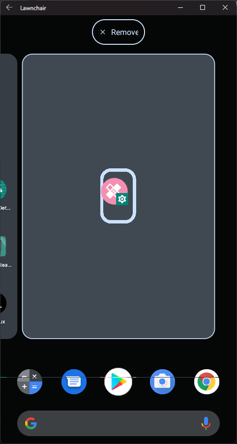 Dragging apps across home screen has UI pushed up off the screen ...