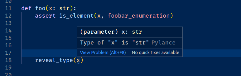 Pyright resolves types too broadly for literals when using TypeGuard · Issue #4506 · microsoft ...