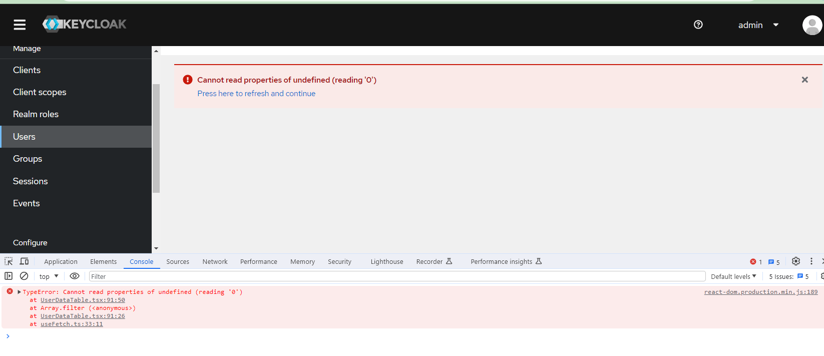 Users Page With Ldap User Storage Provider Cannot Read Properties Of Undefined · Issue 23841