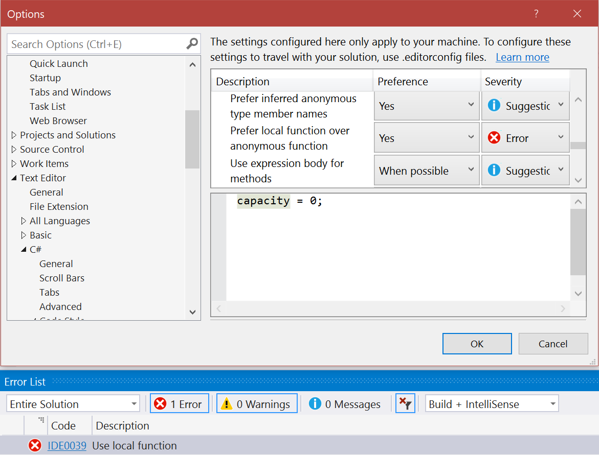 Ide0039 Recommendation Actually Makes The Code Less Efficient · Issue 26786 · Dotnetroslyn
