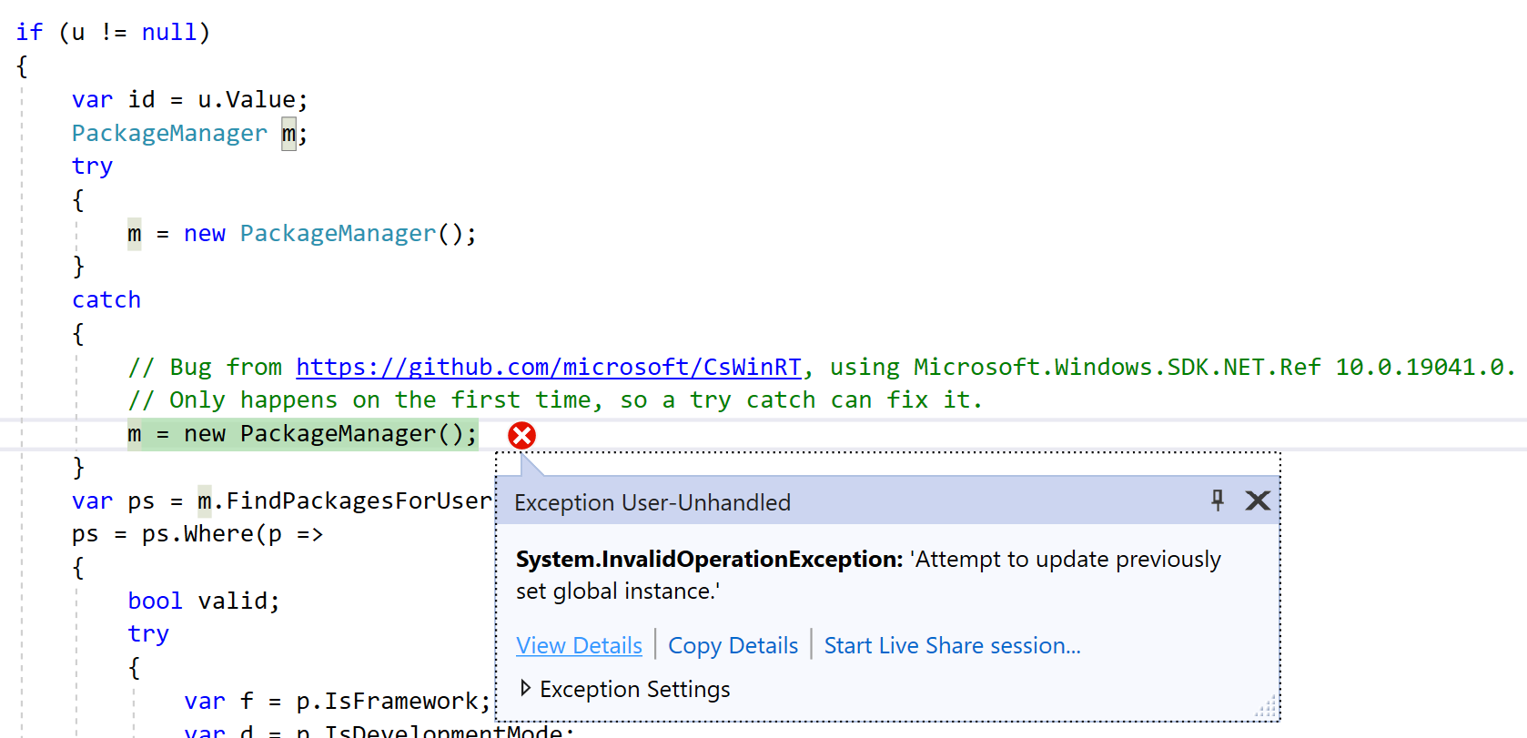 Dev branch: PackageManager error · Issue #366 · Flow-Launcher/Flow ...