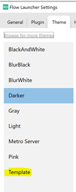 Strange template theme called 'Template' · Issue #38 · Flow-Launcher ...
