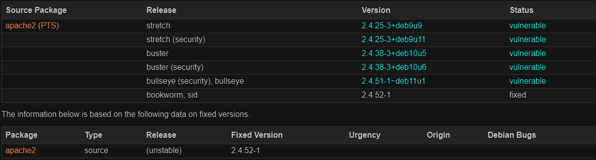 Security: Upgrade Apache to 2.4.52 · Issue #673 · docker-library ...