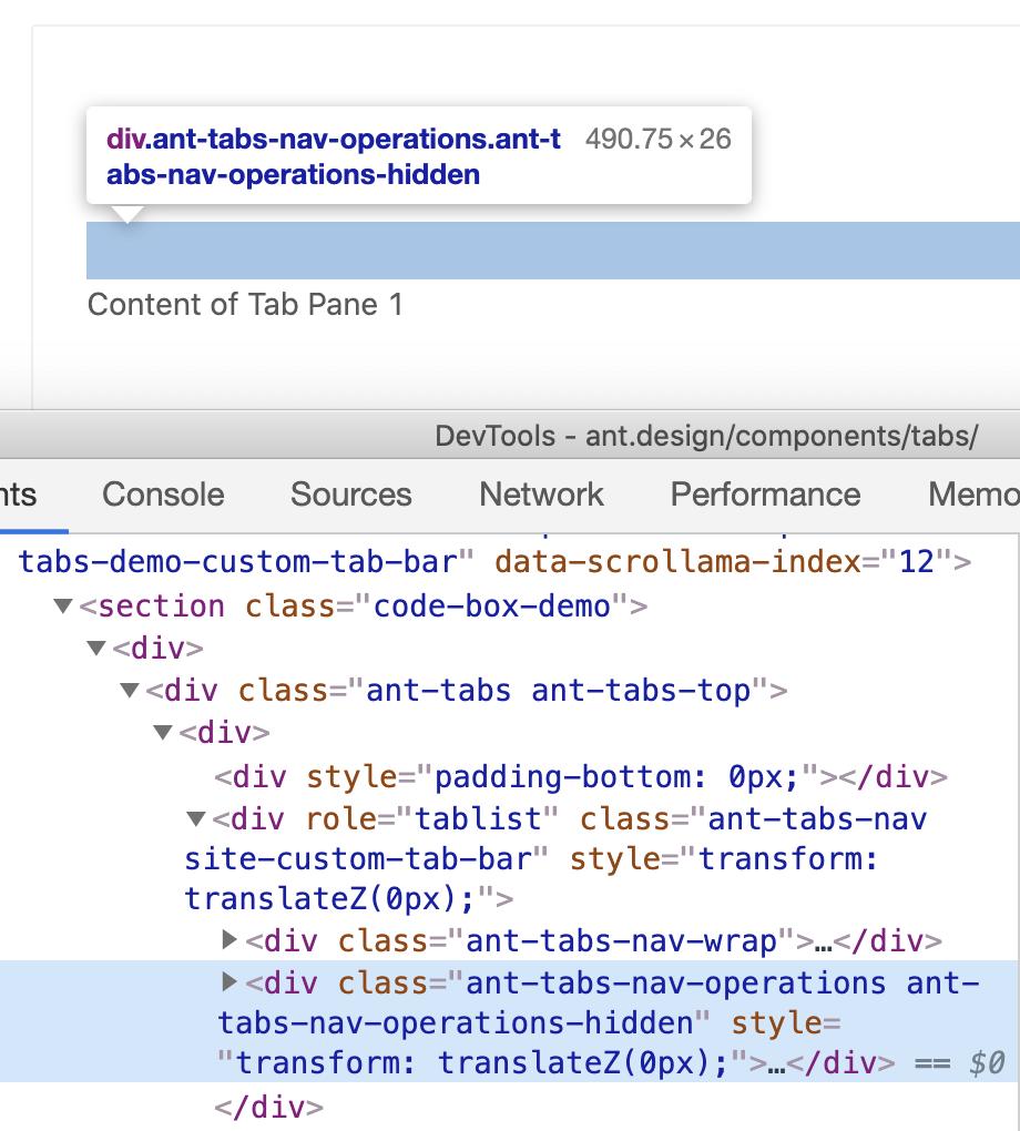 Tabs inkbar and border lost · Issue #24616 · ant-design/ant-design · GitHub