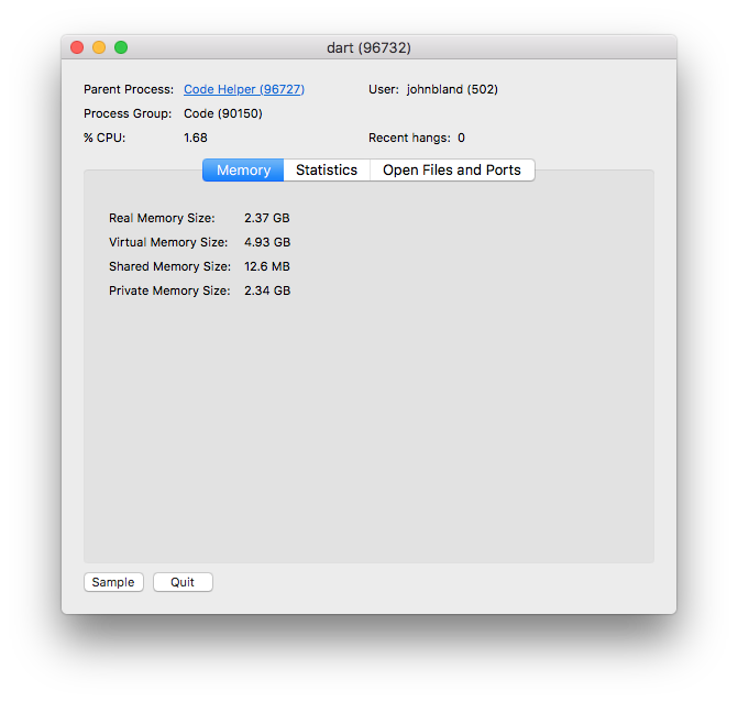 Analyzer high memory consumption, "Too many files open" errors · Issue #317 · Dart-Code/Dart ...