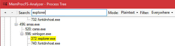 Process Tree - DaFuqs/MemProcFS-Analyzer GitHub Wiki