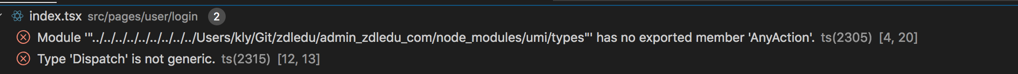 🐛[BUG]最新版npm create umi的TS版本工程出现问题 · Issue #6362 · ant-design/ant-design-pro · GitHub