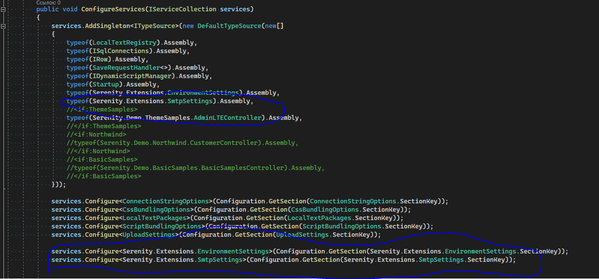 SmtpSettings in appsettings.json · serenity-is · Discussion #6569 · GitHub