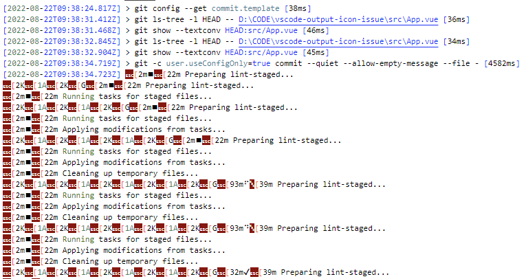 Icons not displayed in the output view · Issue #158731 · microsoft ...