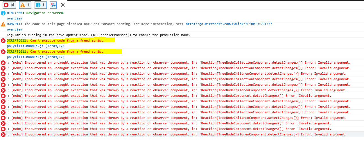 [mobx] Error: Invalid argument on IE11 · Issue #397 · CirclonGroup/angular-tree-component · GitHub