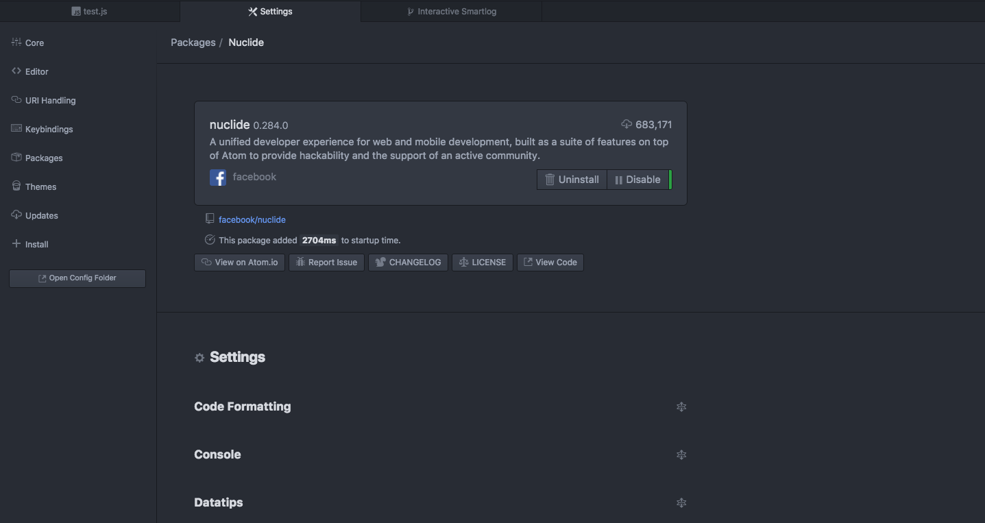 Disable JS Auto-imports messages · Issue #1469 · facebookarchive ...
