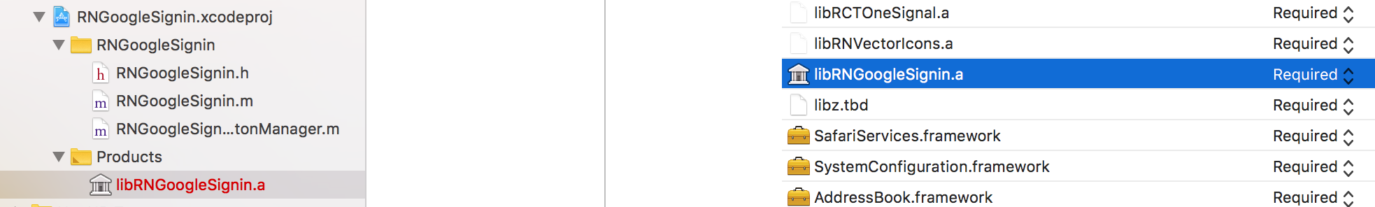 #import file not found · Issue #307 · react-native-google-signin/google-signin · GitHub