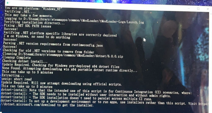 DOTNET-INSTALL problem · Issue #2612 · tModLoader/tModLoader · GitHub