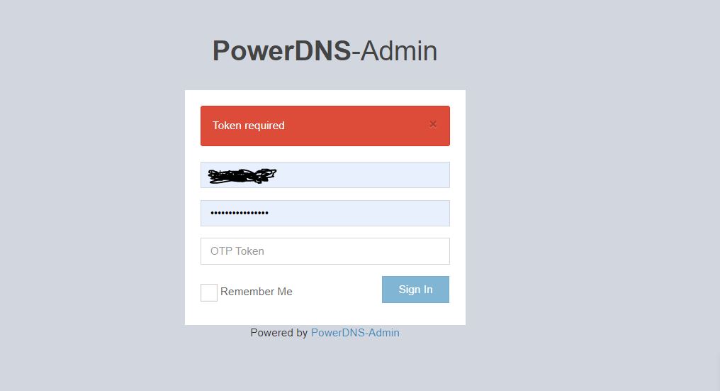How to disable "Token OTP" in command line? · PowerDNS-Admin PowerDNS-Admin · Discussion #1506 ...