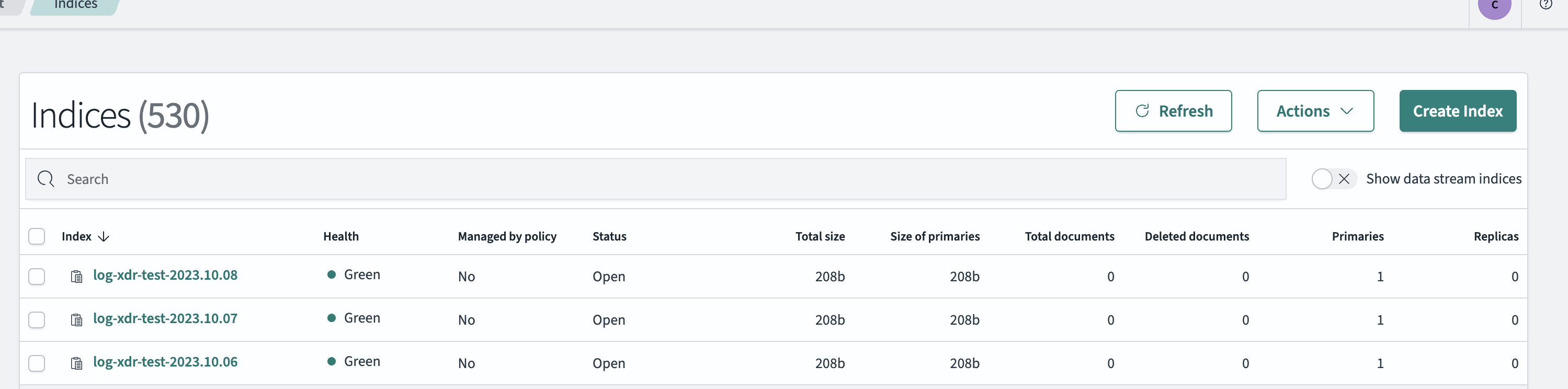 Feature Add Filters To Index Management Indices Page · Issue 5311 · Opensearch Project