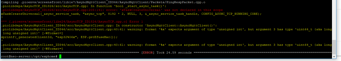 Compile error · Issue #584 · esphome/issues · GitHub