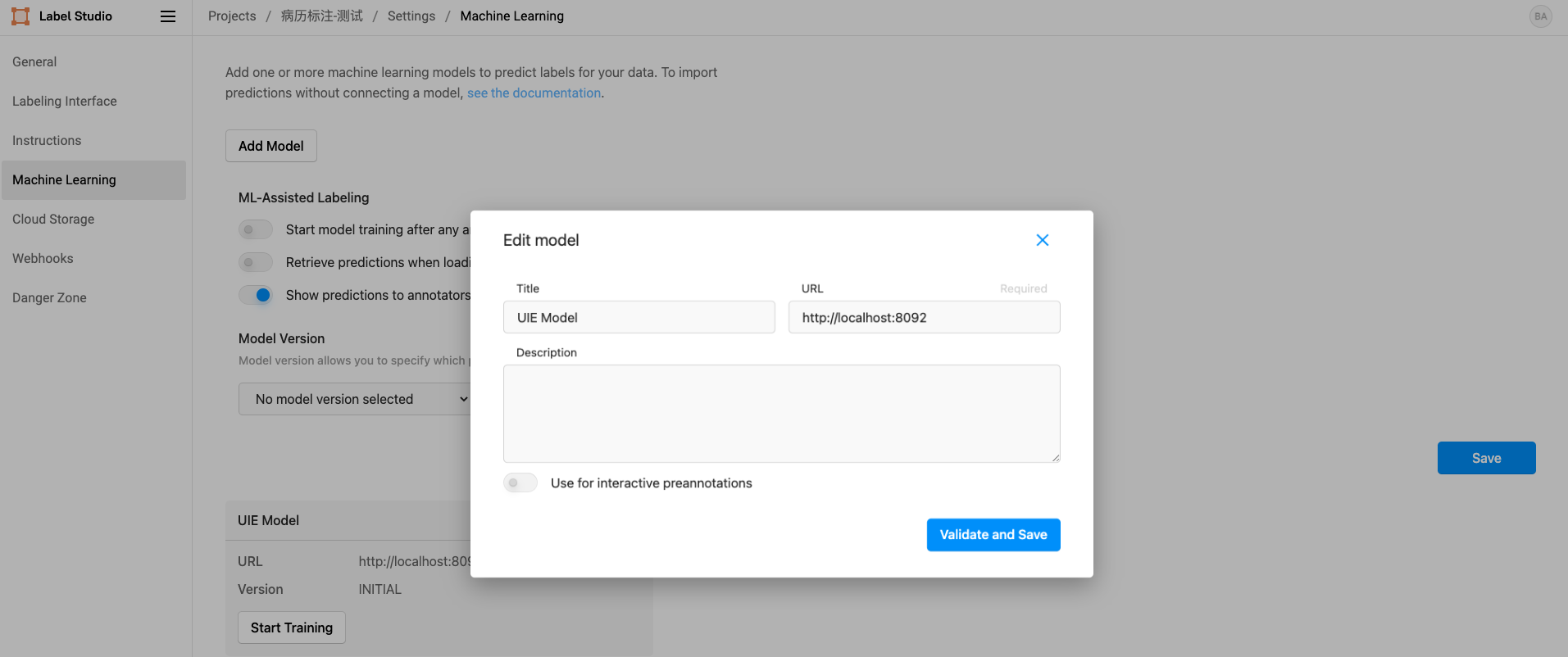 Prediction results cannot be displayed immediately · Issue #3970 · HumanSignal/label-studio · GitHub
