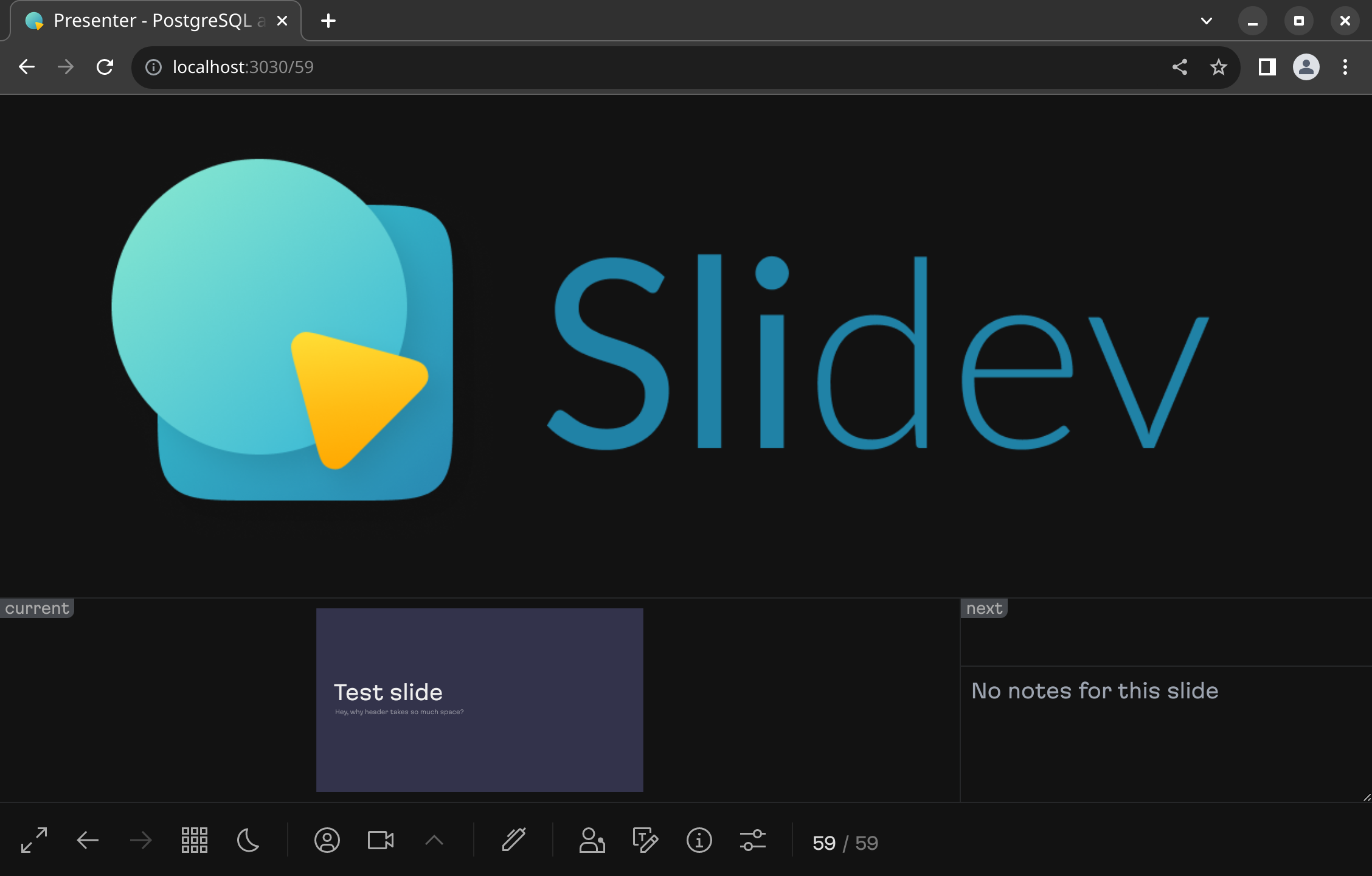 Slidev logo in presenter mode became huge · Issue #733 · slidevjs/slidev · GitHub