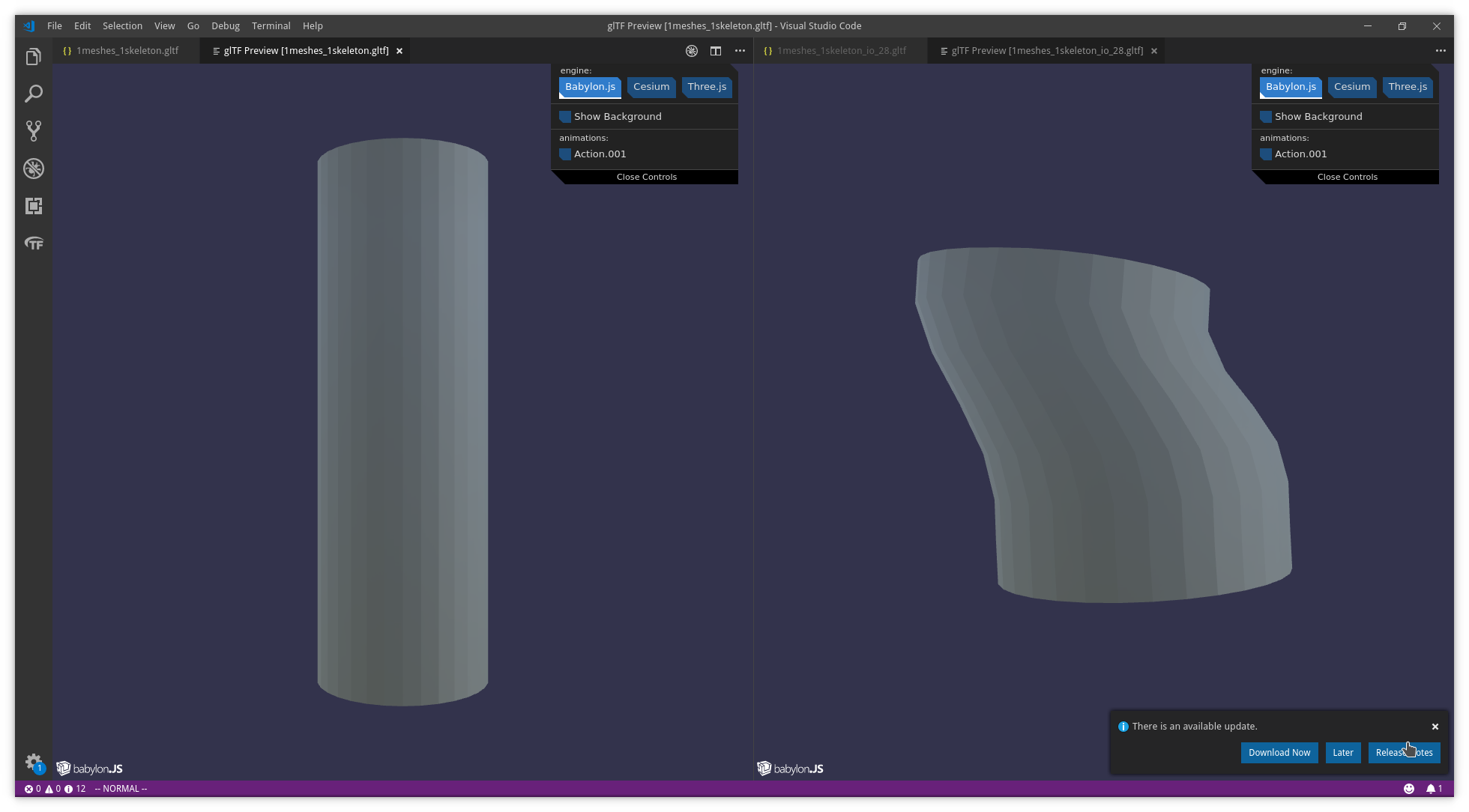 Regression on skinned animation export · Issue #236 · KhronosGroup/glTF ...